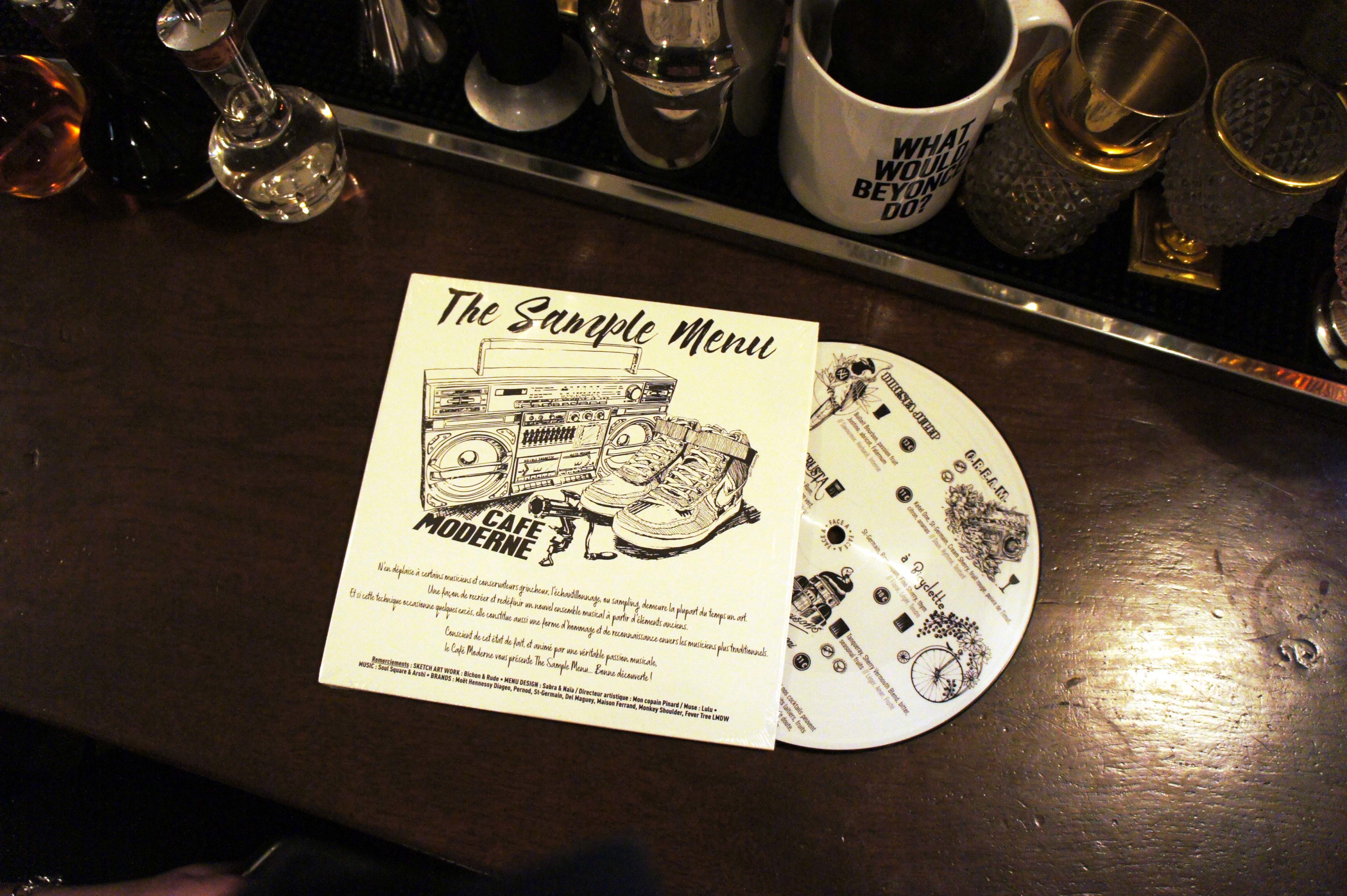 The Sample Menu : le Café Moderne pose son flow - Alambic Magazine